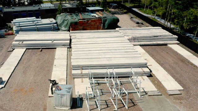 Circulaire kanaalplaten gereed gemaakt voor montage - Dycore